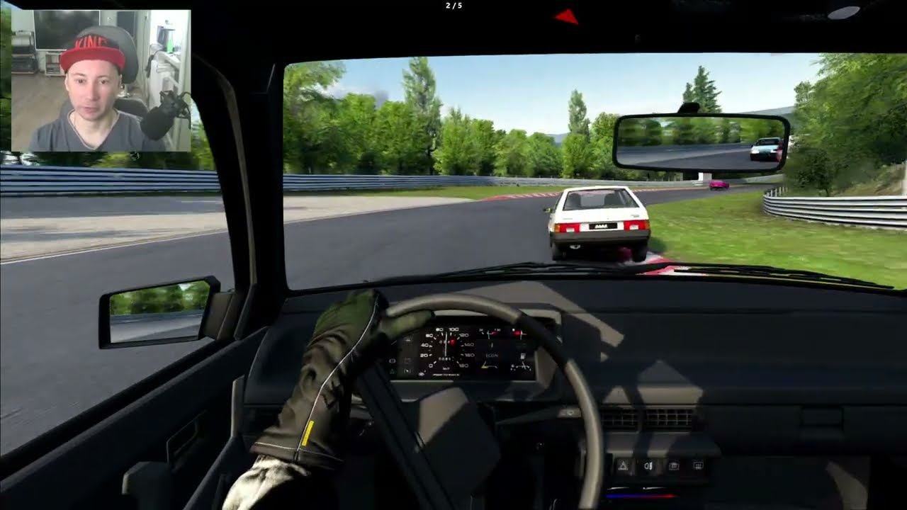 Гонка на пк - 100км Nordshleife  Lada 2109 Sputik 1300s Assetto Corsa -