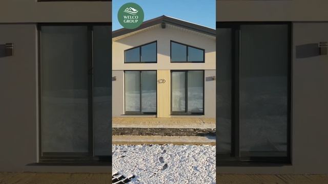 Одноэтажный дом из газобетона 115м Строим дома в Санкт-Петербурге. Строительство домов в СПб