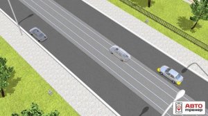 Расположение транспортных средств на проезжей части категория В урок 13