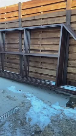 Откатные ворота Красноярск. Ворота для установки своими руками.