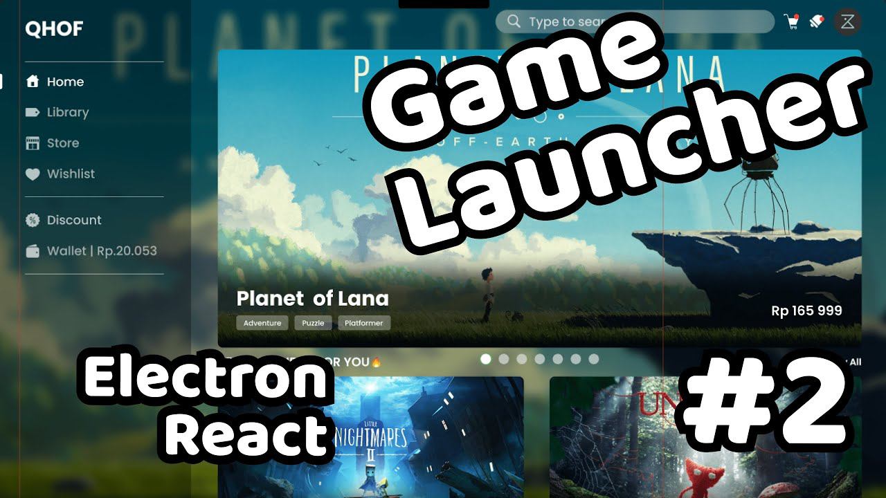 Разработка game launcher на Electron и JS. Figma. №2 Переход на React.