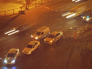 02.02.2017, ДТП на перекрестке пр.Славы и ул.Будапештской