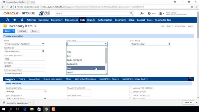 NetSuite - Create an Inventory Item – смотреть онлайн видео от PHP ...