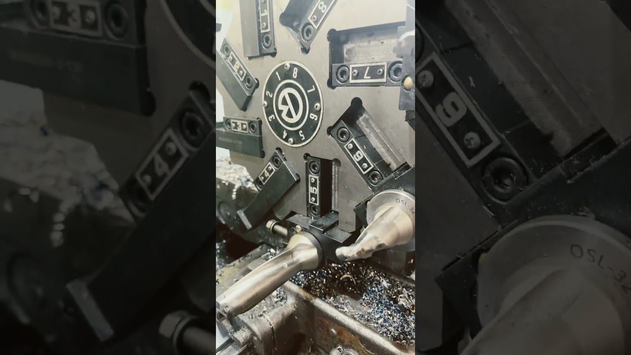 Тюнинг станка 1К62 ЧПУ Почему выбрал данную револьверную головку #чпу #1к62 #cnc #linuxcnc