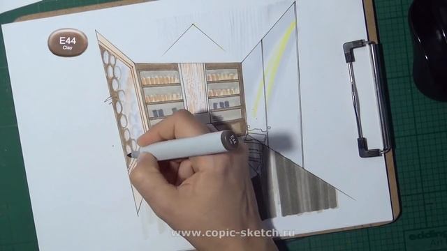 интерьерный скетчинг _ общ.пространства _ №4 __ interior sketching _ public spaces _ №4_2.mp4