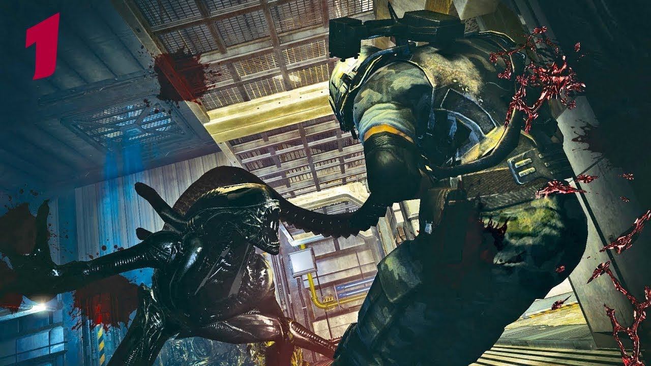 Aliens: Colonial Marines Прерванный стазис Часть 1 - Бедлам