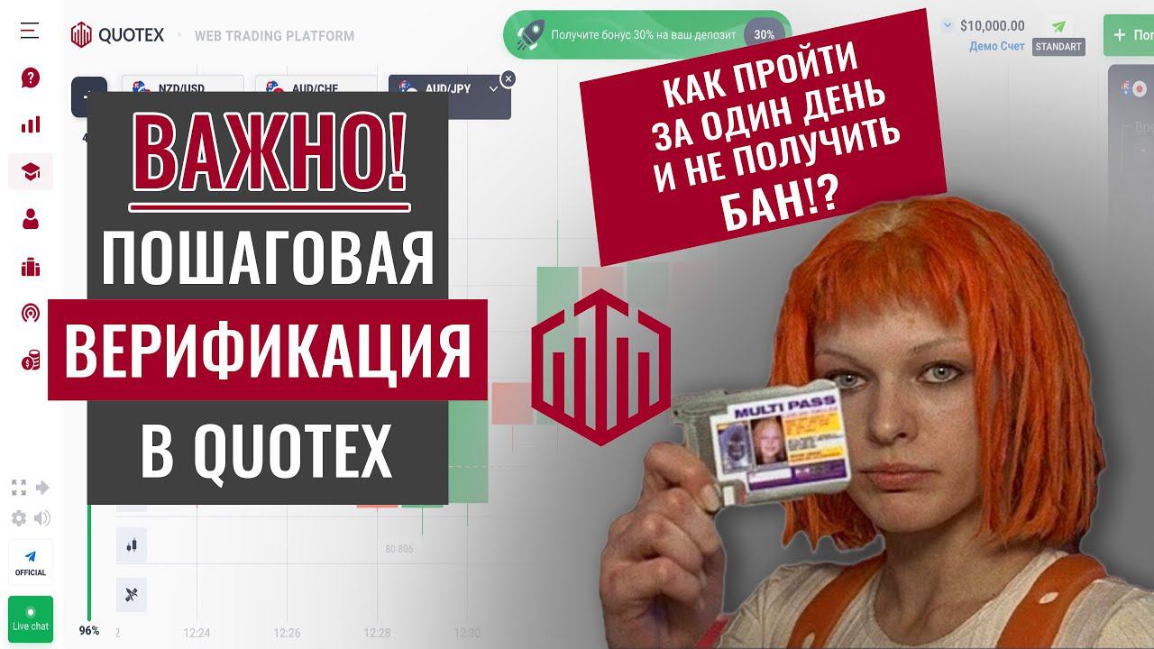 QUOTEX - верификация! САМОЕ ВАЖНОЕ!
