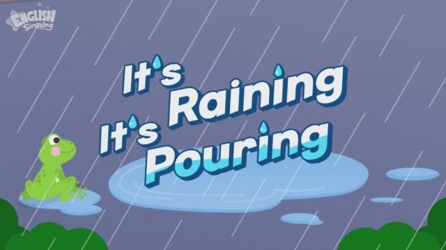It's raining, it's pouring  | Детские песни на английском | Учить английский | *