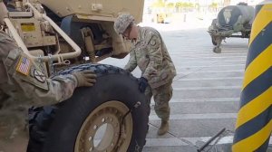 Changing A Tire With CTIS