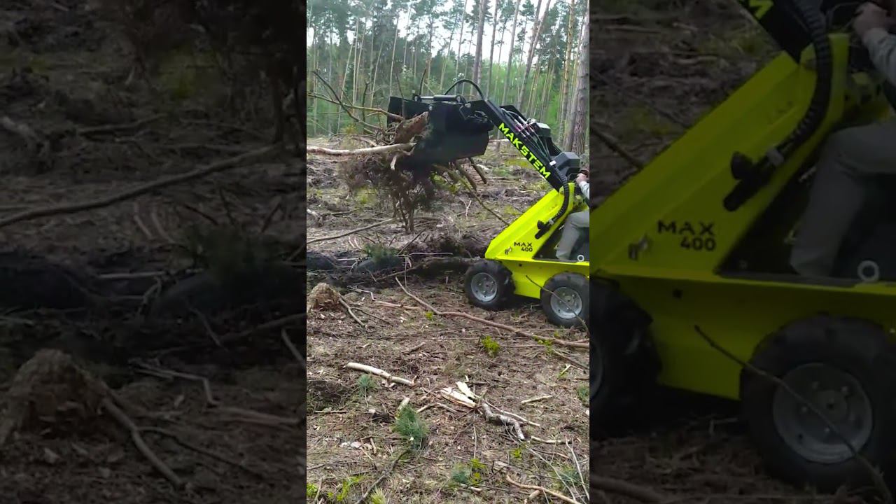 Отзыв ❯ Мини-Погрузчик MAKSTEM ❯ Ковш с Гидрозахватом #отзыв #минипогрузчик #сделановроссии