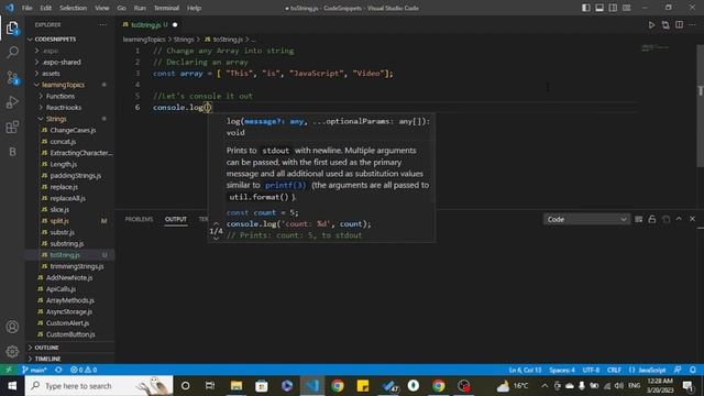 Converting An Array In To String Using Javascript Multiclick смотреть онлайн видео от