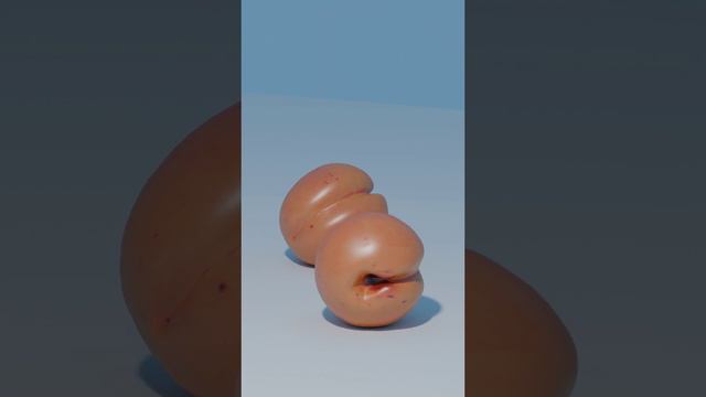 Blender 3d. Мармеладный абрикос (VBMold)