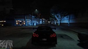 GTA 5 REDUX MOD 1.14 beta WITH NISSAN GTR 2017 NIGHT TIME