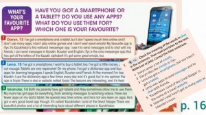 Grade 7. Comunication and technology. Ex 1 p 16. English Plus.