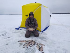 ЗАКРЫТИЕ СЕЗОНА ЗИМНЕЙ РЫБАЛКИ🎣 НА ЛЕЩА 2022.ЯУЗСКОЕ ВОДОХРАНИЛИЩЕ-ПУДЫШИ