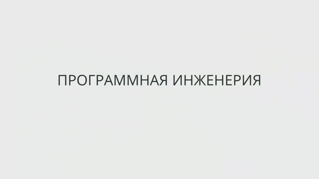 Программная инженерия