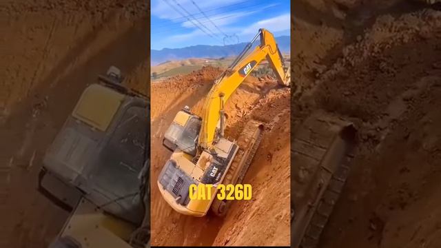 Гусеничный Экскаватор CAT 326D . #cat #jcb #эксковатор #nature #cat ...