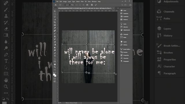 Warp Realistic Text Effect in Adob Photoshop #graphics #photoshoptutorial #tutorial