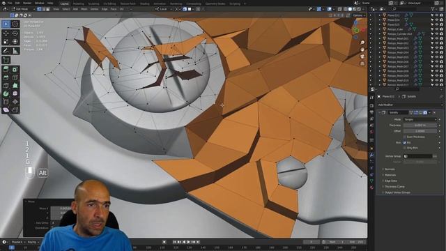 29. Complicated retopology - Create a commercial game 3D character