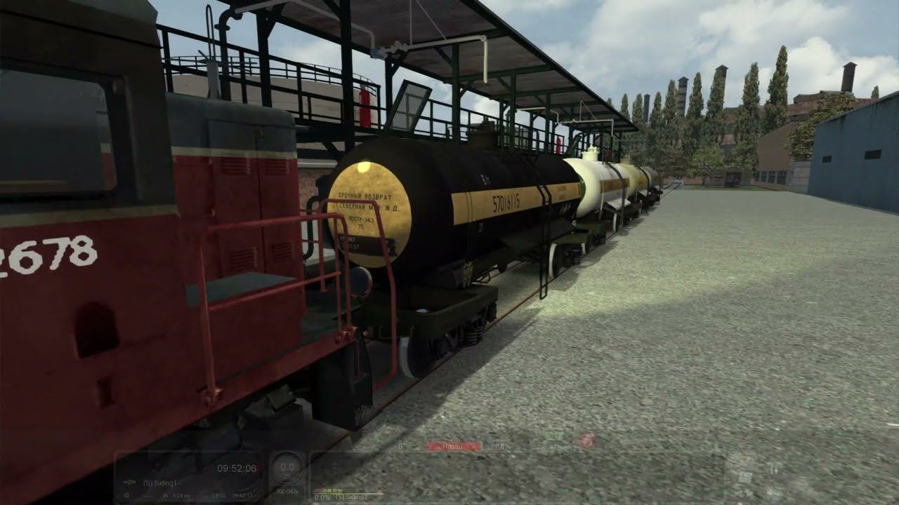 Train Simulator classic ТГМ-3 маневры Капитановка по маршруту им. Шевченко-Цветково