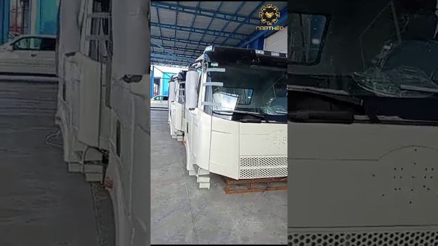 Обзор кабины в сборе на Самосвал FAW J6 (простая комплектация)