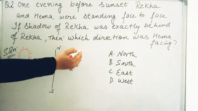 Direction Sense test Reasoning tricks|Shadow direction reasoning Part2 ...
