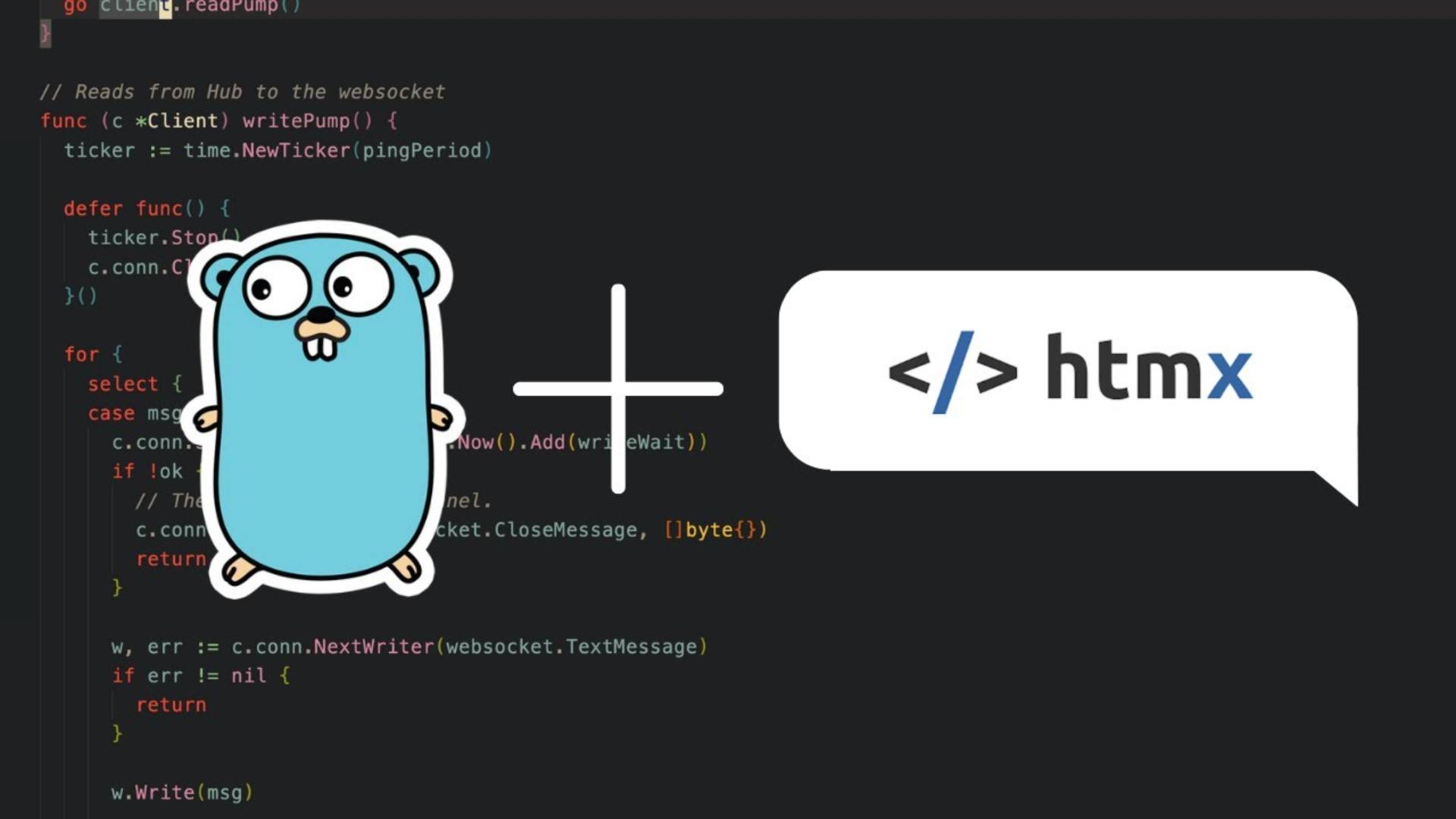 Building a Chat with WebSockets and HTMX in Golang [1080p]