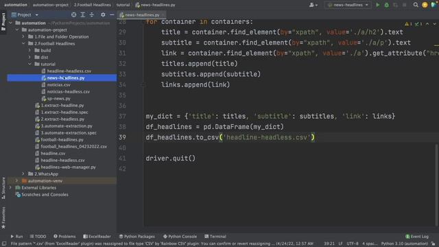 Automate with Python – Full Course for Beginners