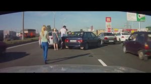 Великий махач на трассе