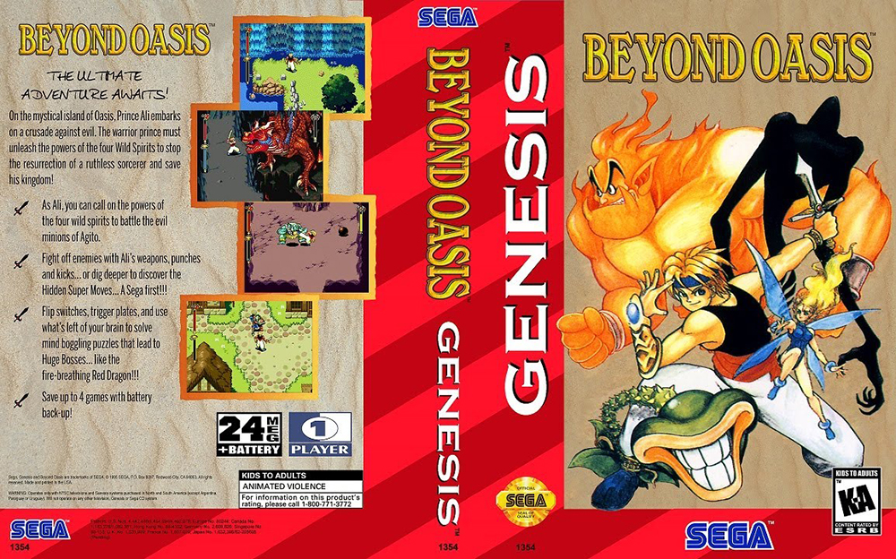 Beyond Oasis The Story of Thor прохождение SEGA