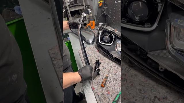 Ремонт ДХО | Замена световода и платы ДХО Volkswagen Touareg