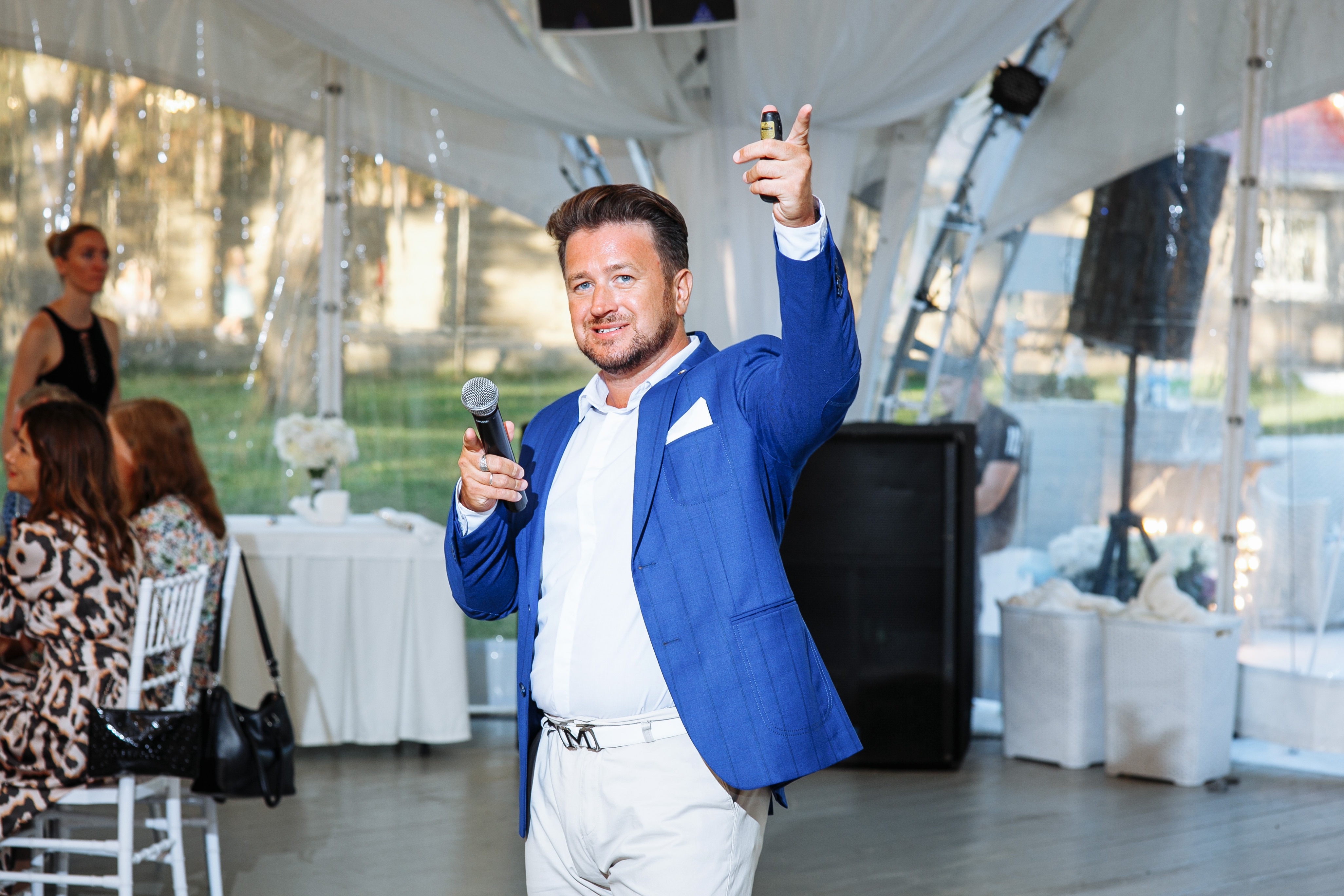 2023 -  Ведущий свадьбы в шатре "Event Hall" - Макс Лобач ( Ижевск ) .