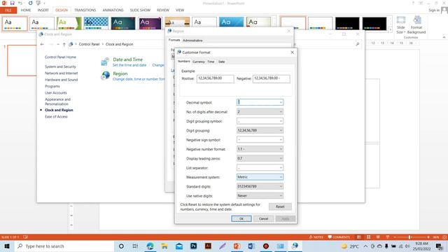 how to change units inches to cm in ms powerpoint,inches to cm ...