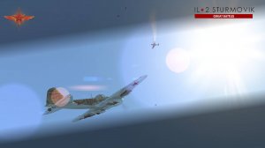 Ла 5 и Ил-2 против орды Ме.109
