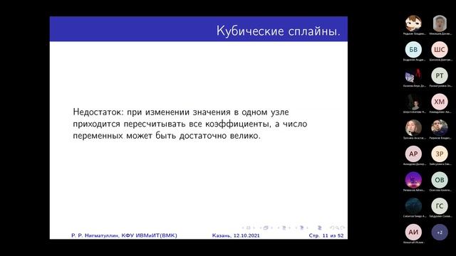 Видео 3. Сплайны. Кривые Безье