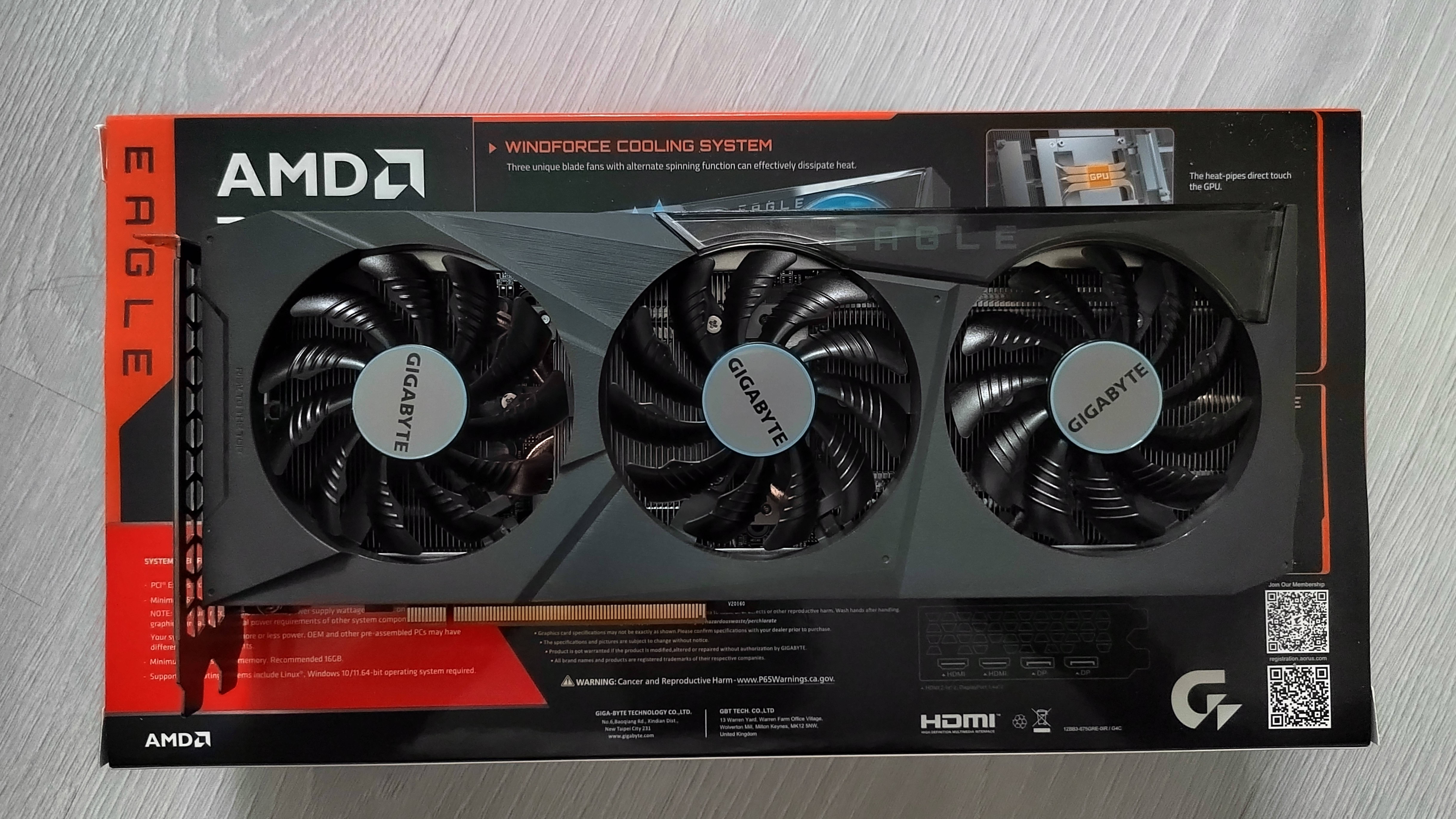 Тест Gigabyte 12 ГБ AMD Radeon RX 6750 GRE EAGLE