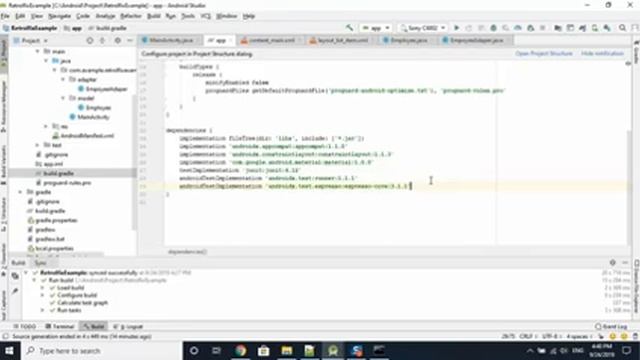 AndroidStudio tutorial - beginner | 26 | how to use Retrofit to get and ...