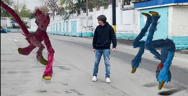 Спас хаги ваги из Poppyplaytime! Настоящий живой говорящий Хагги Вагги рад! #gamelifeshow #SHORTS