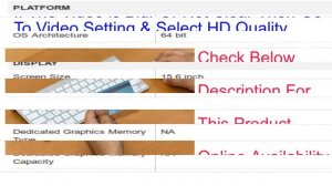 Dell Vostro 15 3000 3558 Notebook Specification [INDIA]