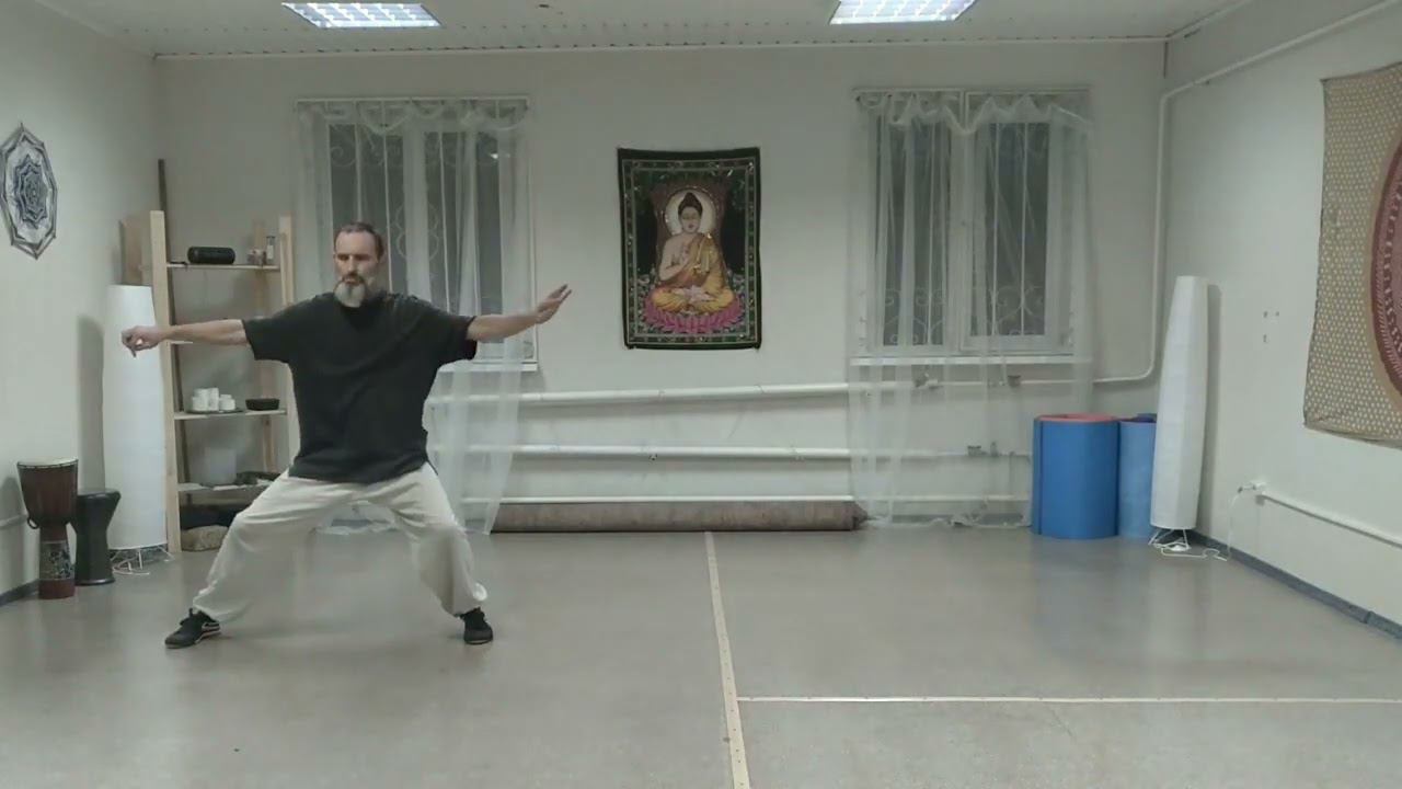 ЛаоЦзя Тайцзи Чень 1 часть / 1 part of Lao Jia Taiji style Chen (Виктор Лактионов)