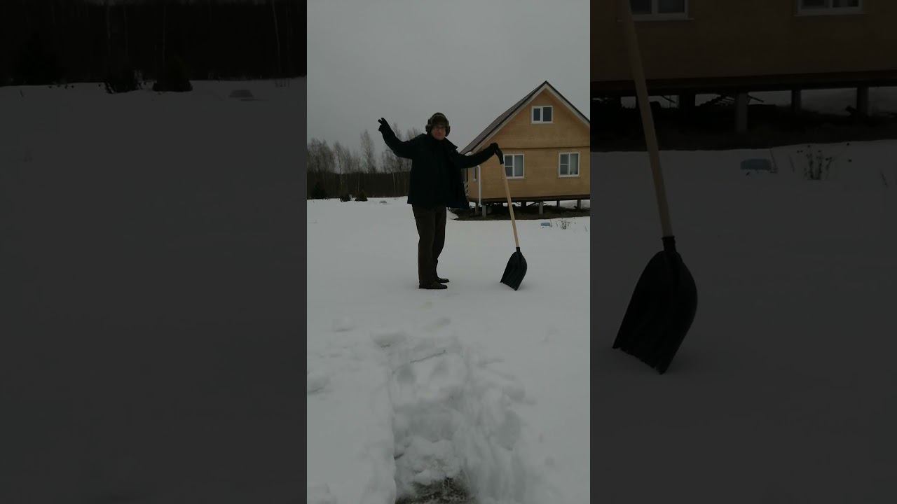 Дача с сюрпризом или снега намело