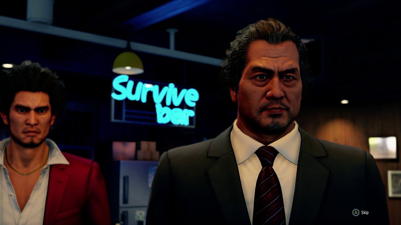 Yakuza : Like a Dragon - Bar talk with Adachi , part 3