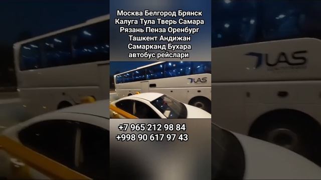 Москва Белгород Брянск Калуга Тула Тверь Самара Рязань Пенза Ташкент Андижан СамаркандБухара автобу