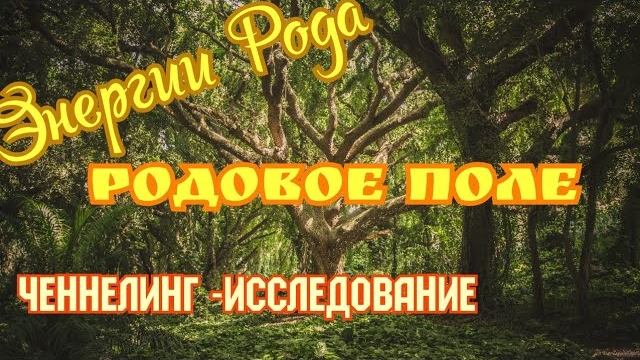 Ченнелинг -исследование.Родовое Поле.