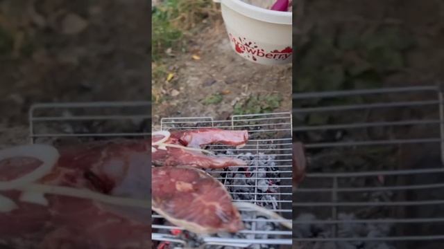 Рыба приготовления на природе ?кажется  более вкусным , чем на плите дома ?