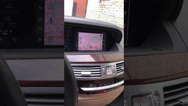 S-class W221 - доп мультимедиа системы на все штатные мониторы