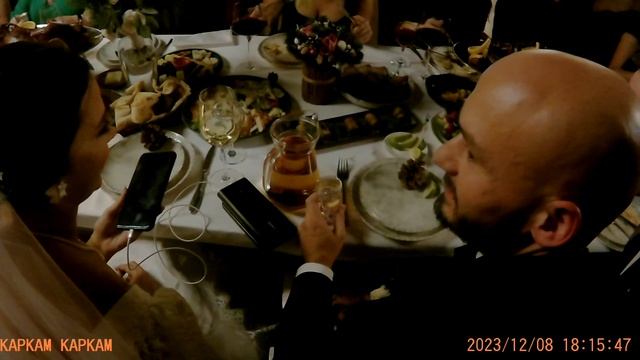 Свадьба Чарли и Гали в ресторане