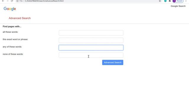 Project Search CS50’s Web Programming with Python and JavaScript Search ...