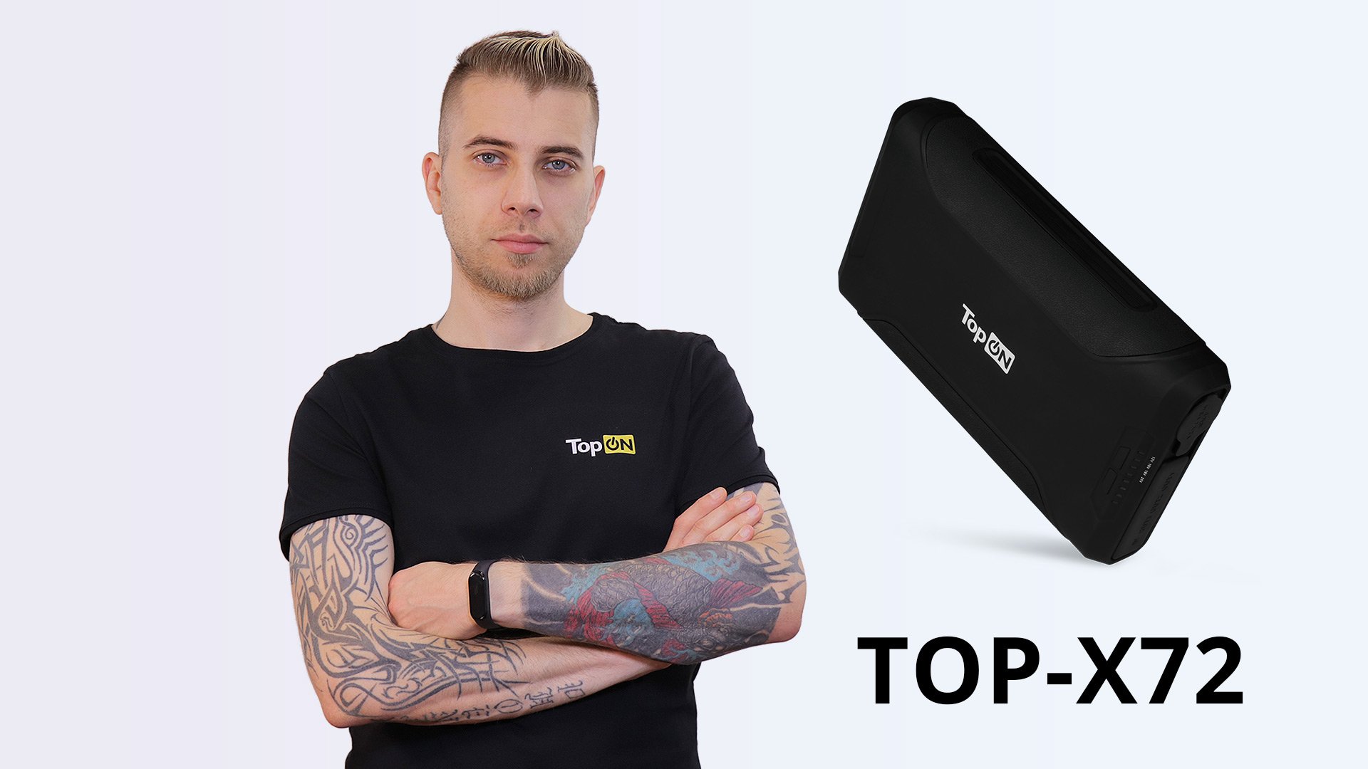 Обзор TopON TOP-X72 72000mAh DC 90W, 2 USB, авторозетка 180W, фонарь