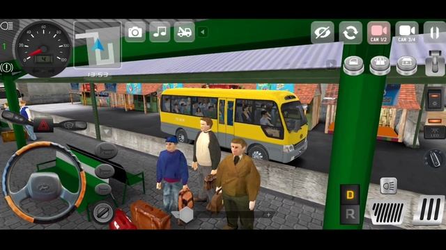 Minibus Simulator Vietnam | Hyundai County Review #1 City Driving Game ...